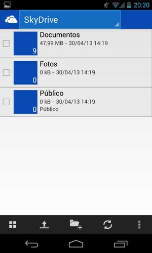 SkyDrive: Espacio gratis en la nube
