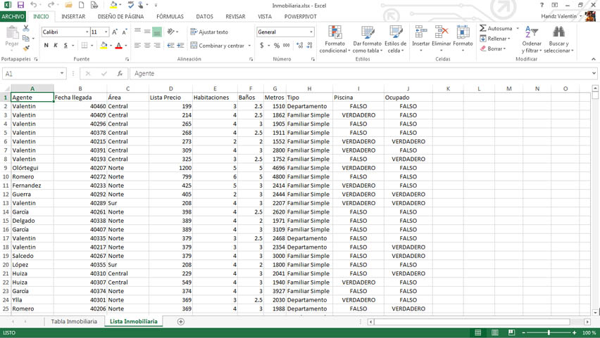 Curso gratis de Guía Office 2013. aulaClic. 16 - Trabajando con Tablas ...