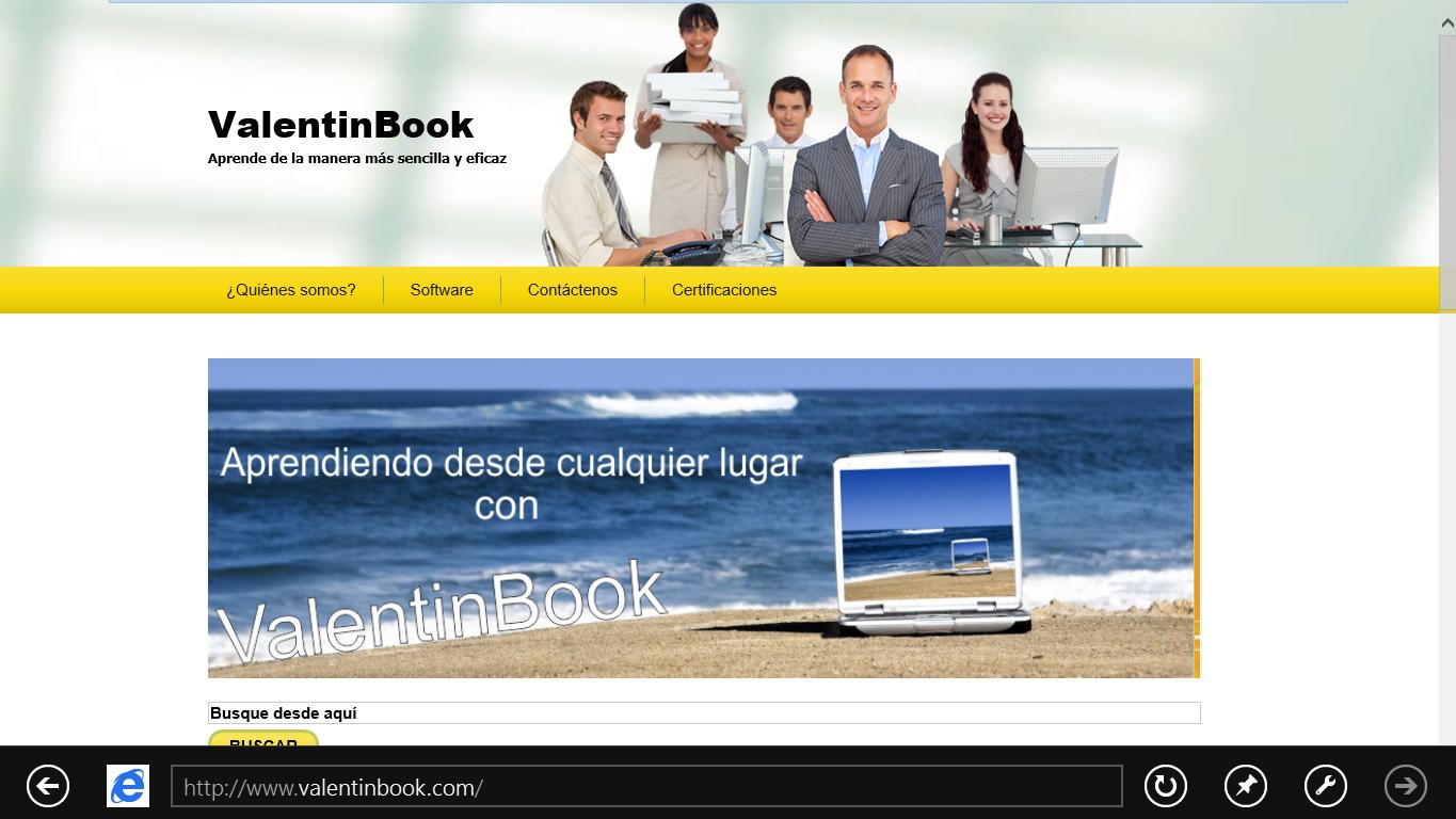 Curso gratis de Guía Windows 8. aulaClic. 6 - Usando Internet Explorer 10