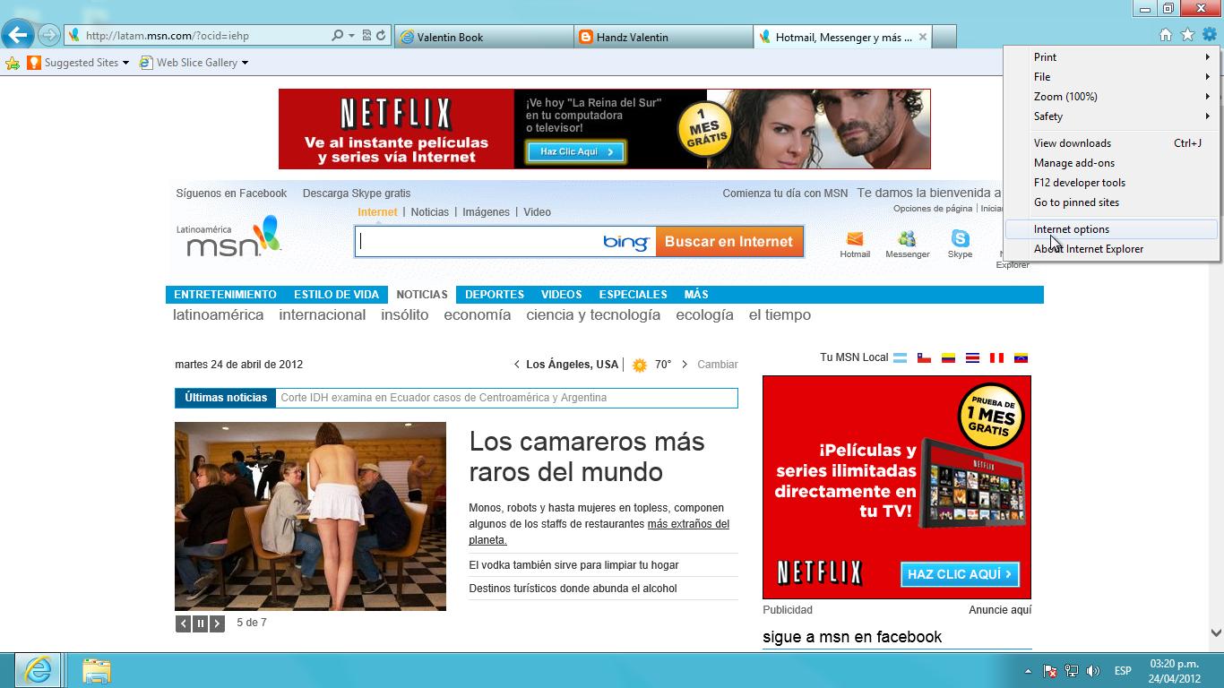 Curso gratis de Guía Windows 8. aulaClic. 6 - Usando Internet Explorer 10